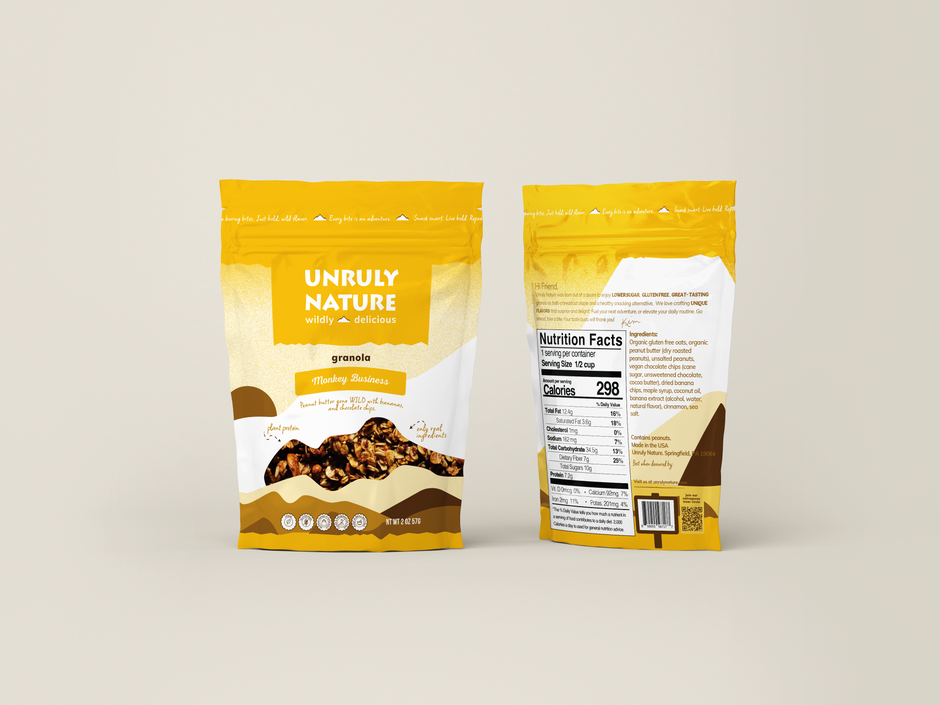 Unruly Nature Granola. Wildly Delicious, Unexpected Flavors.