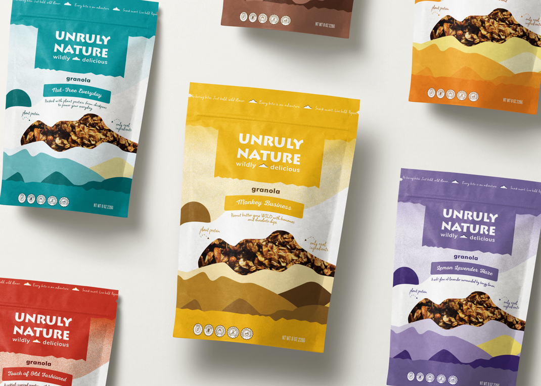 Unruly Nature Granola. Wildly Delicious, Unexpected Flavors.